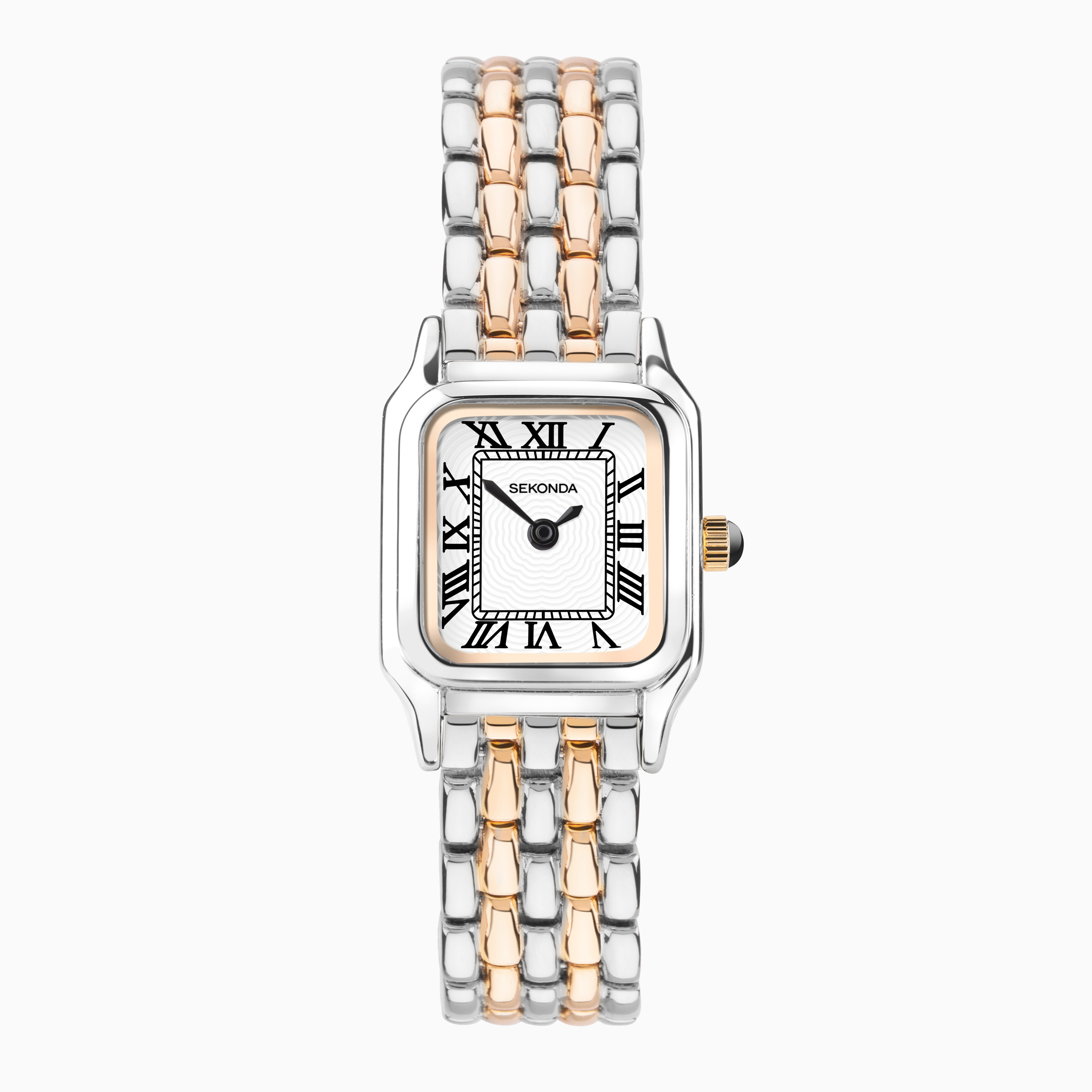 Sekonda Monica Classic Watch (40555) - Octagonal| Two Tone Alloy ...