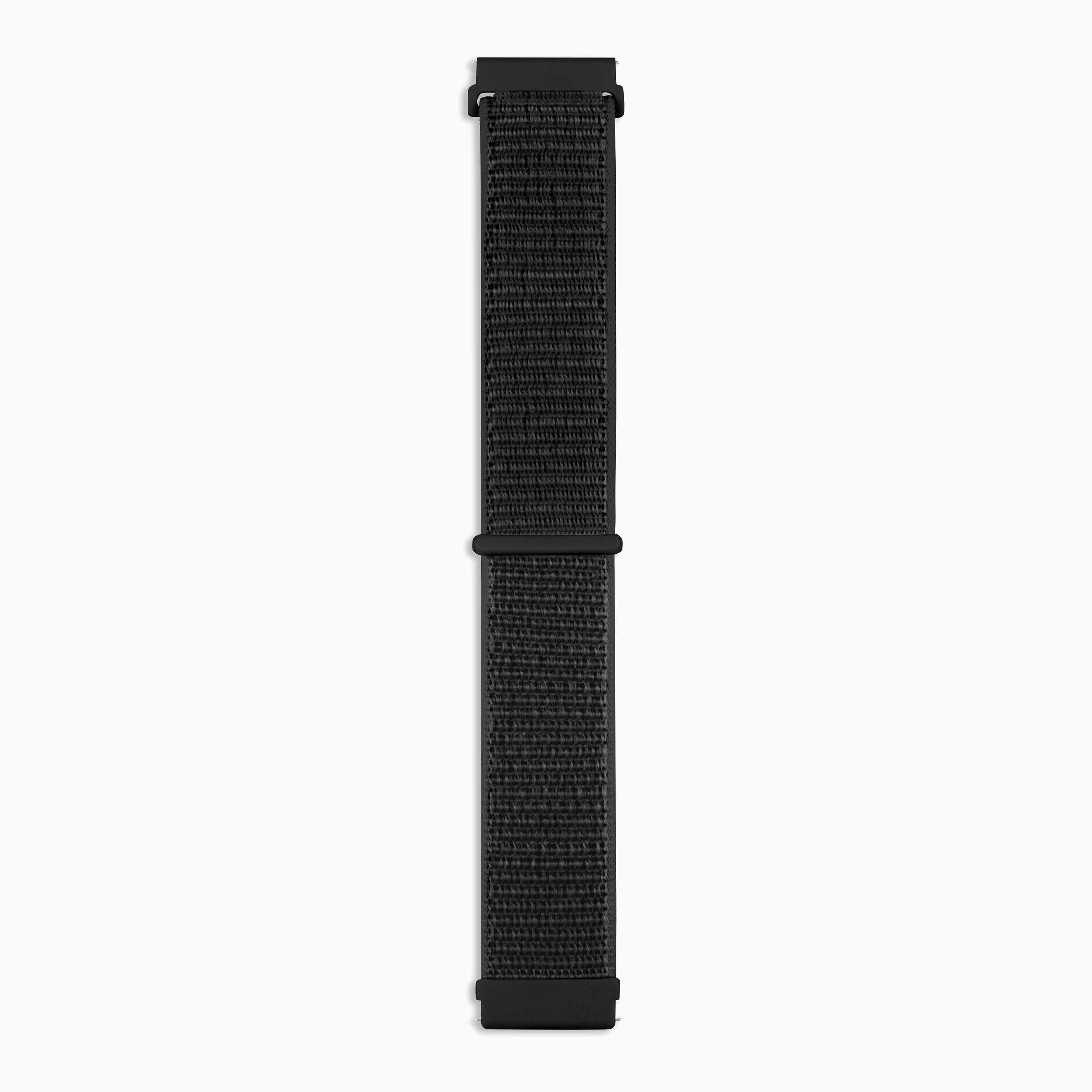 Black Fabric 22mm Strap